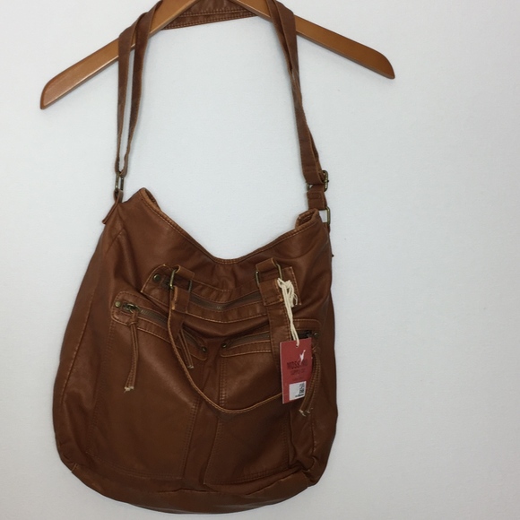 Mossimo Supply Co. | Bags | Mossimo Faux Leather Large Shoulder Purse ...